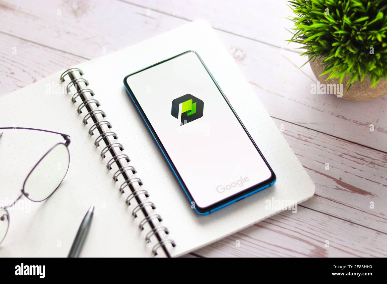 Assam, india - January 31, 2021 : Google Primer logo on phone screen ...