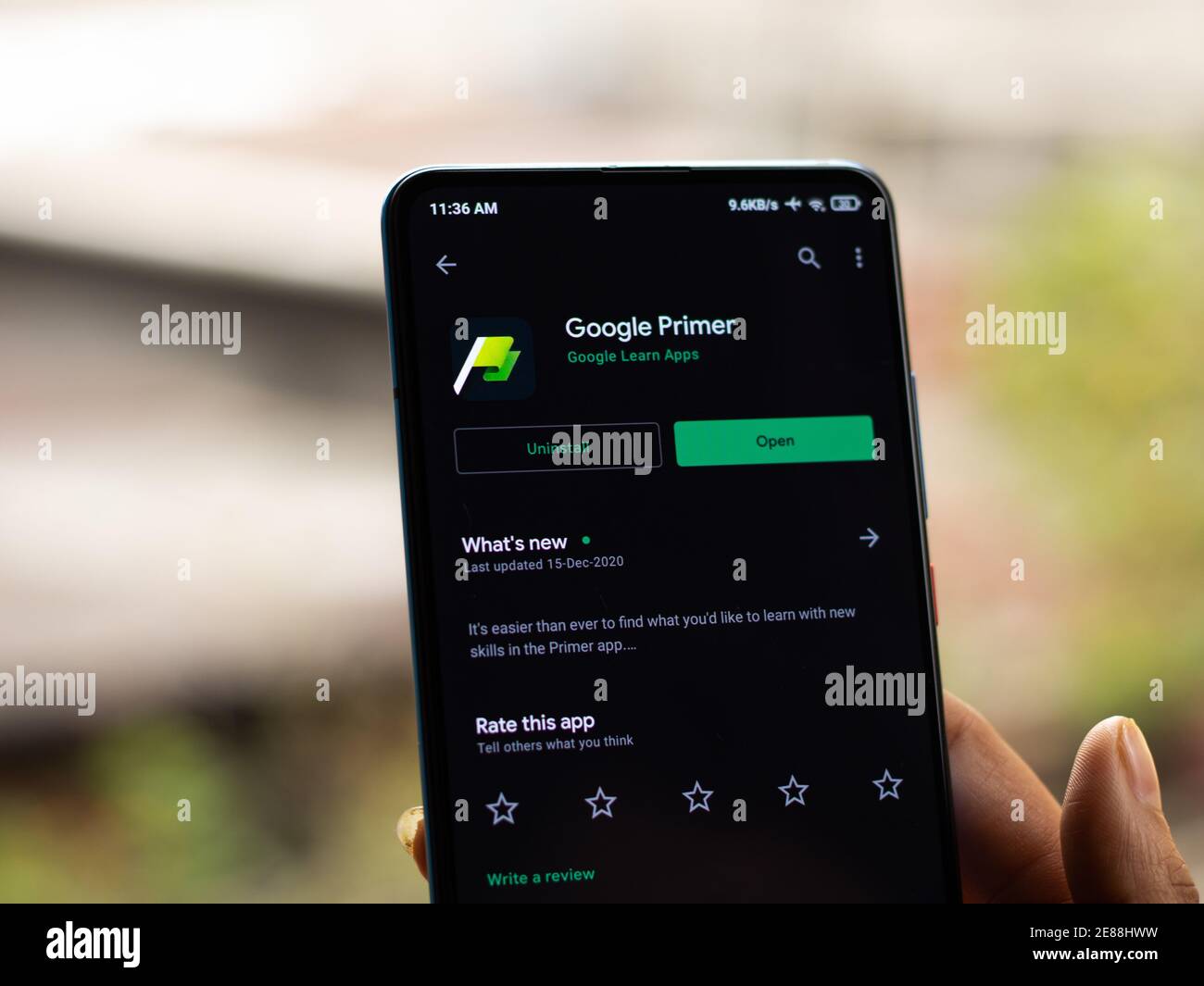 Assam, india - January 31, 2021 : Google Primer logo on phone screen ...