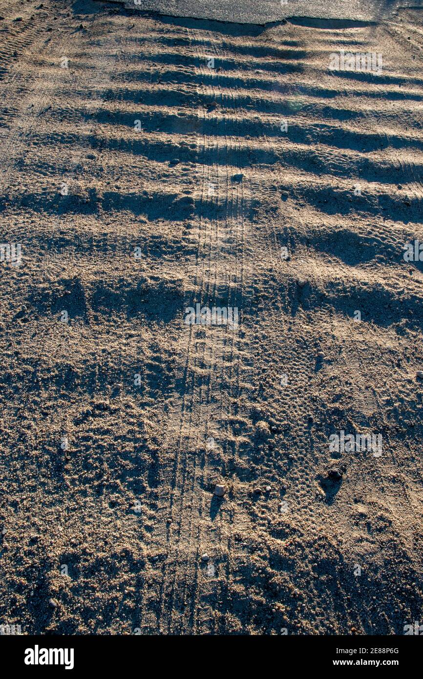 The Volcanic Tablelands sit north of Bishop in Inyo County, CA, USA ...