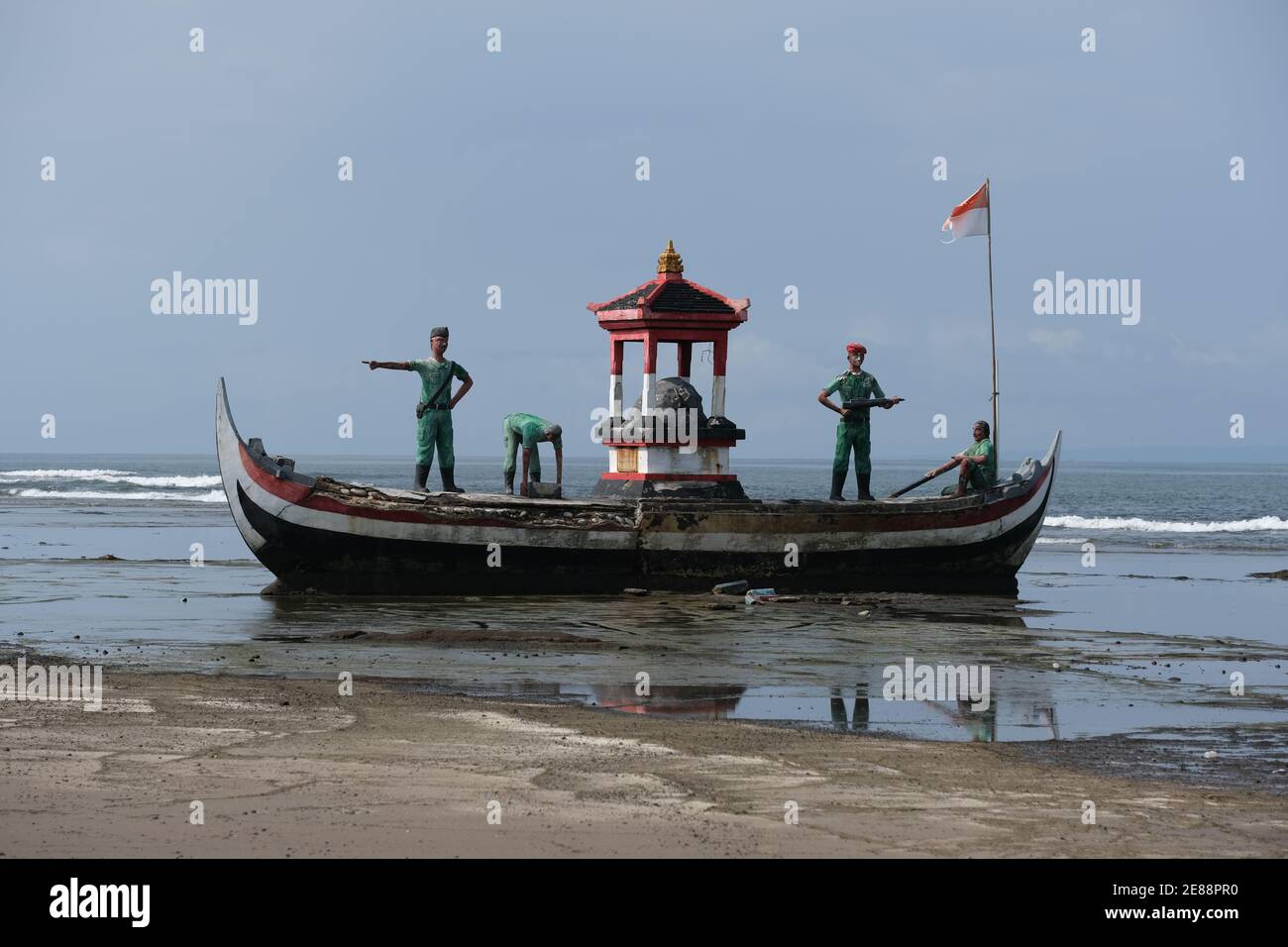 Indonesia Bali Pekutatan - Monumen Pendaratan - Gusti Ngurah Rai Stock ...
