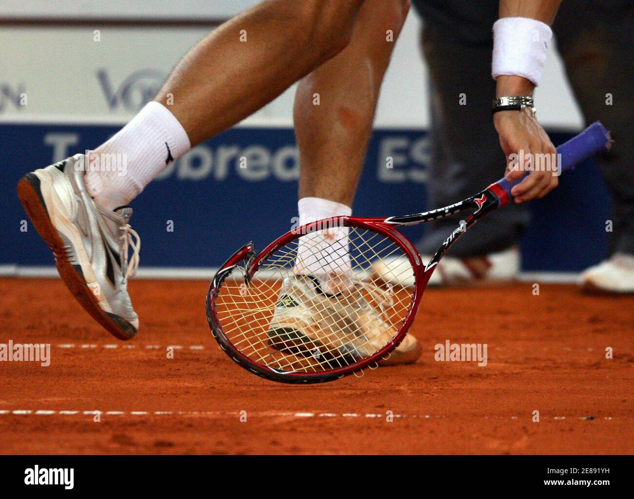 Broken Tennis Racket High Resolution Stock Photography and Images - Alamy
