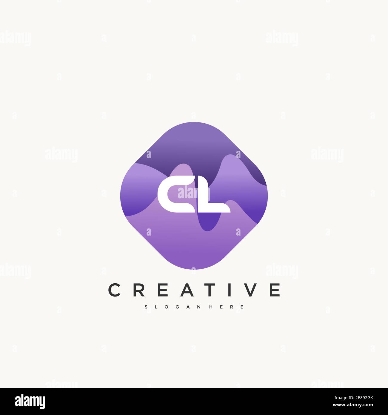 Cl letter Stock Vector Images - Alamy