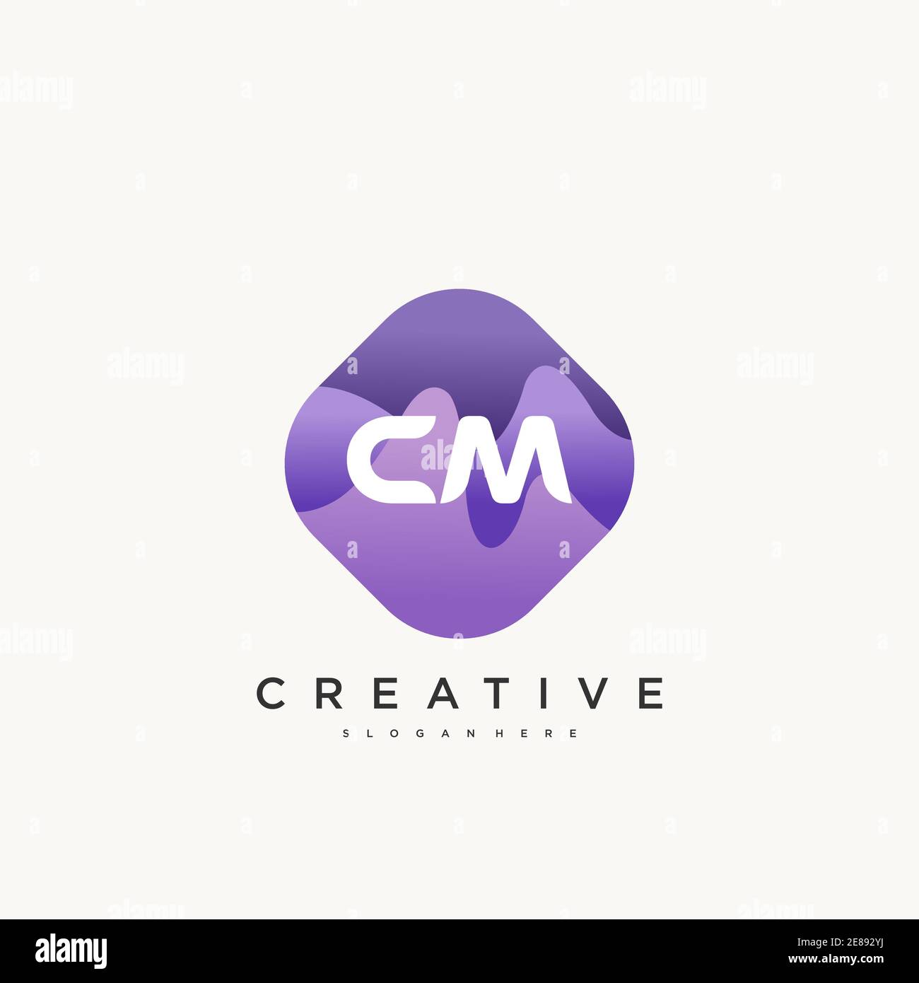 Initial letter cm hi-res stock photography and images - Alamy