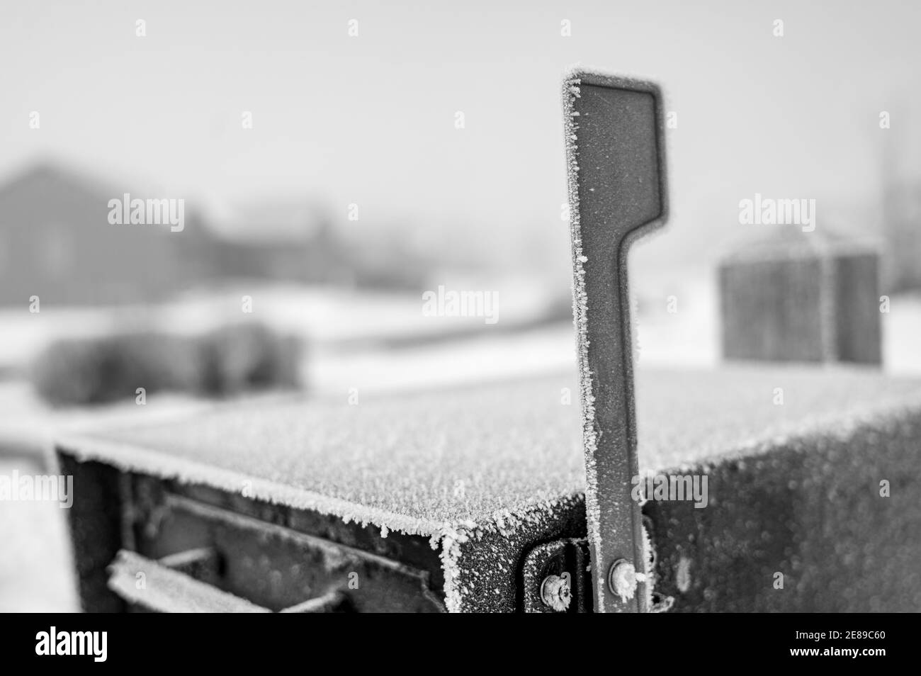 Mailman snow Black and White Stock Photos & Images - Alamy