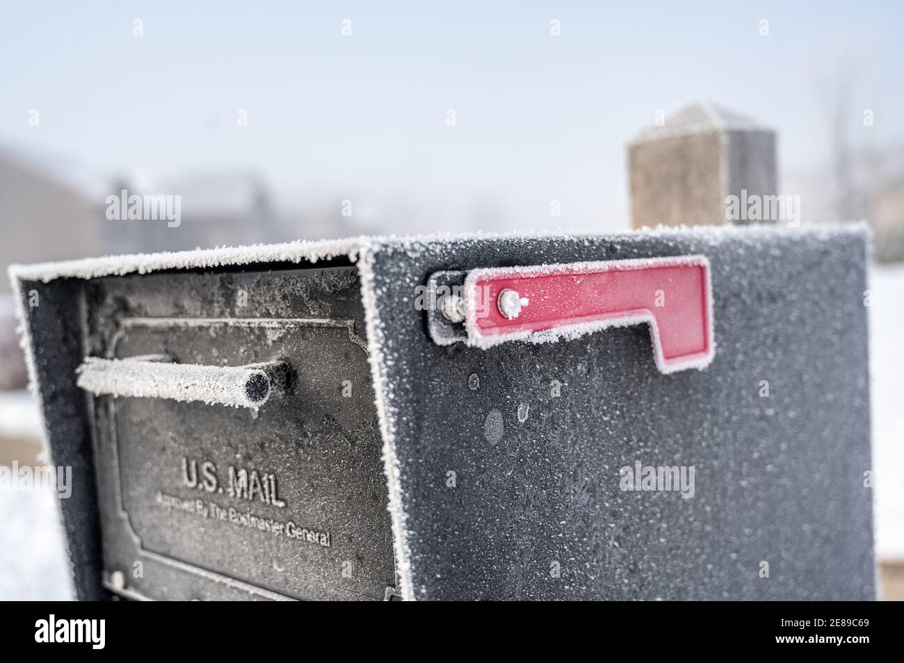 Mailman street snow hi-res stock photography and images - Alamy