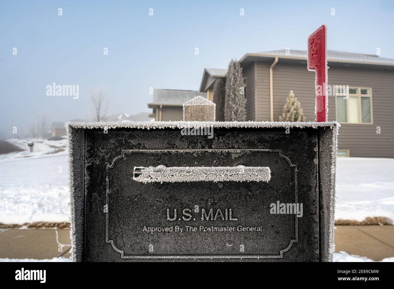 Mailman street snow hi-res stock photography and images - Alamy