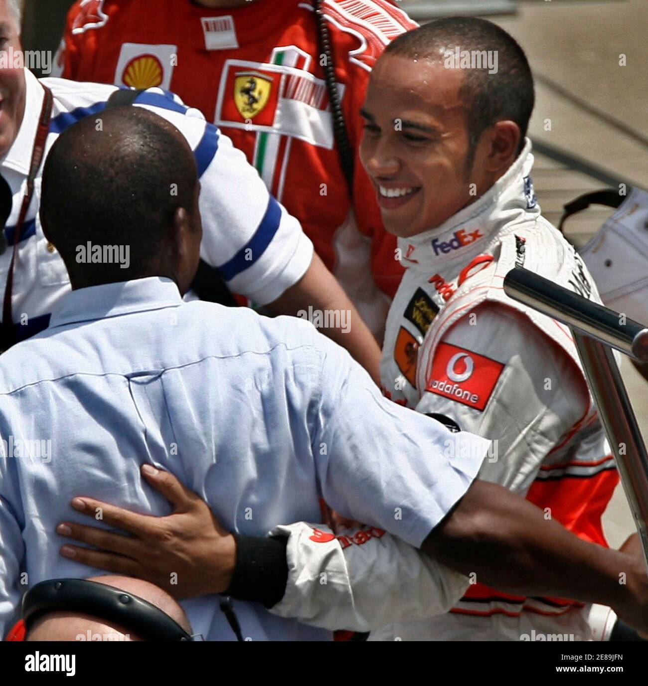 Anthony hamilton father of lewis hamilton hi-res stock photography and ...