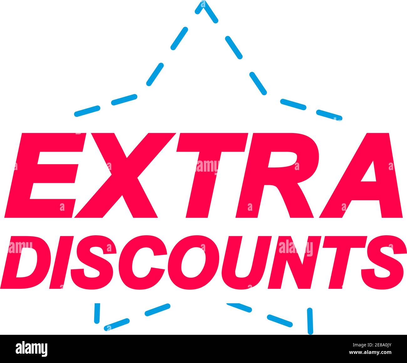 Extra Discounts labels. Speech bubbles and marketing sticker Stock ...