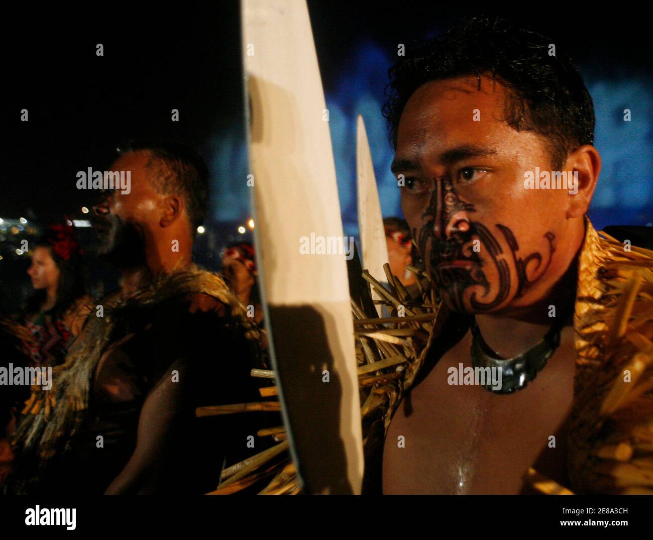 Maori war dance haka hi-res stock photography and images - Alamy