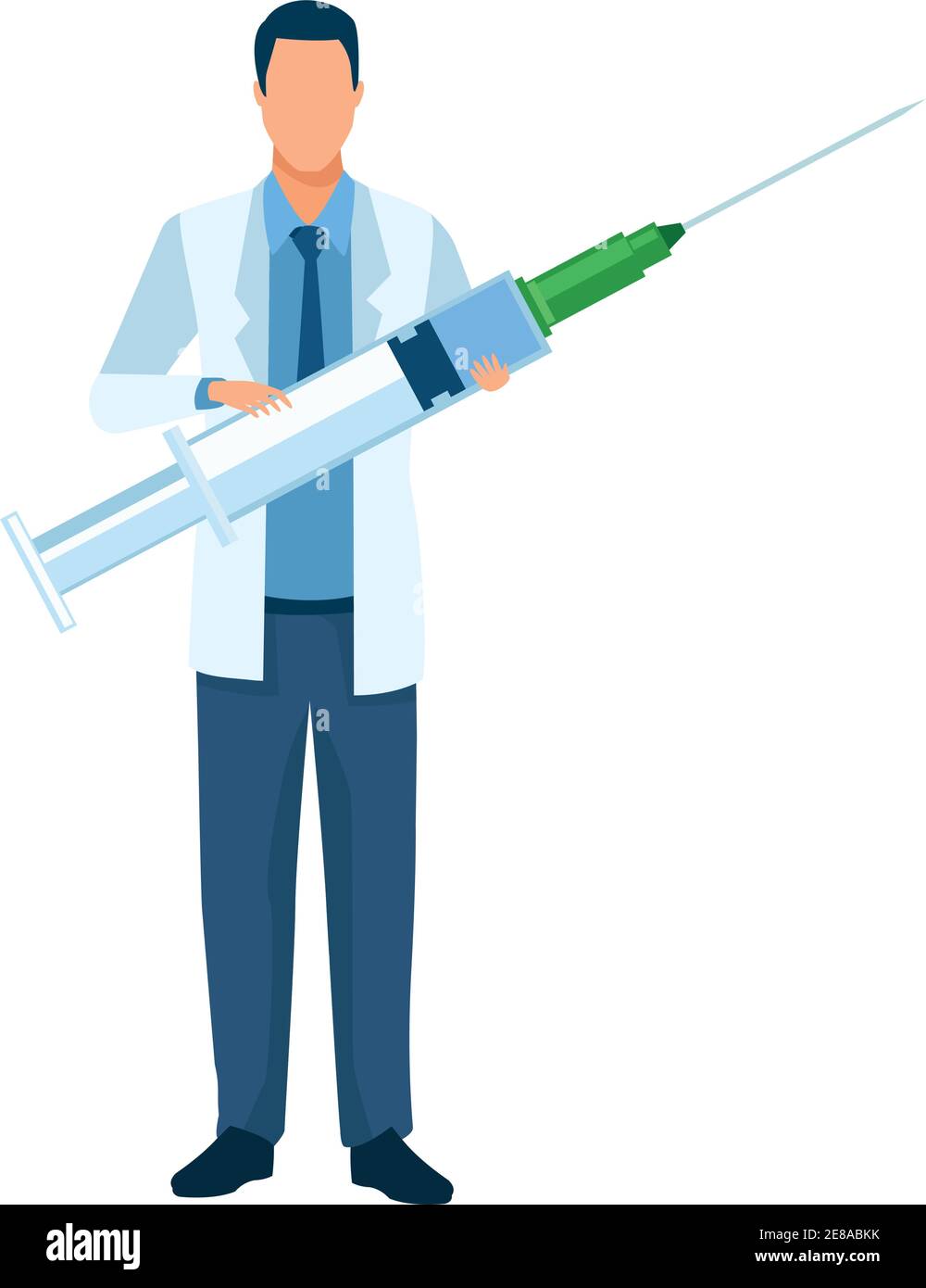 Syringe Cartoon Character High Resolution Stock Photography and Images ...