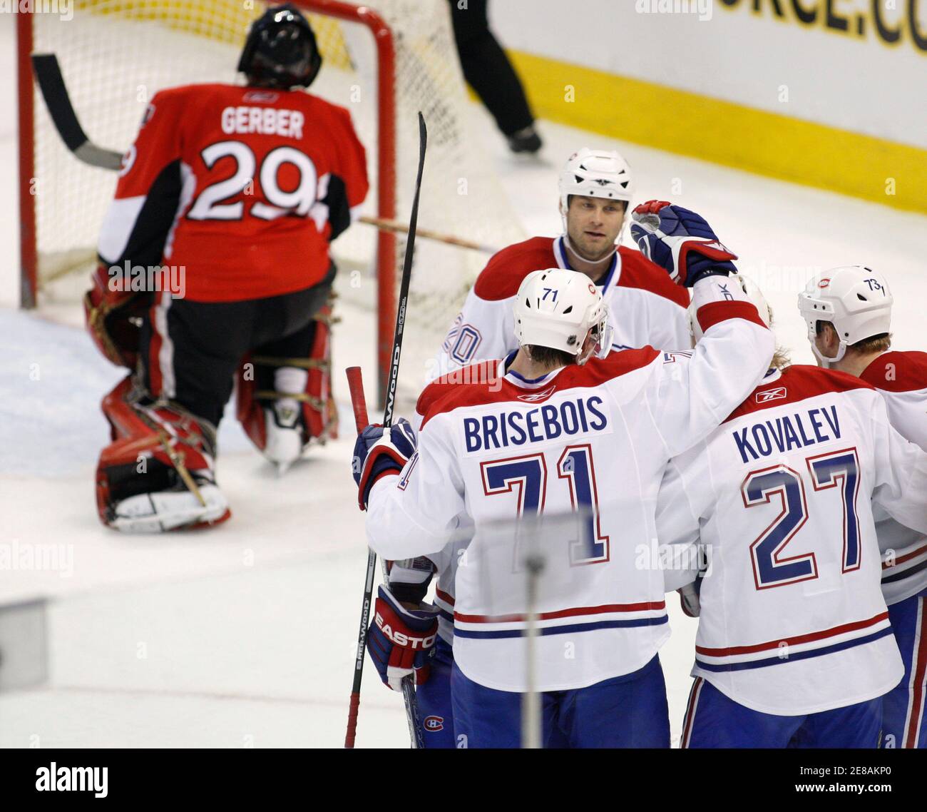 Michael ryder montreal canadiens celebrates hi-res stock photography ...