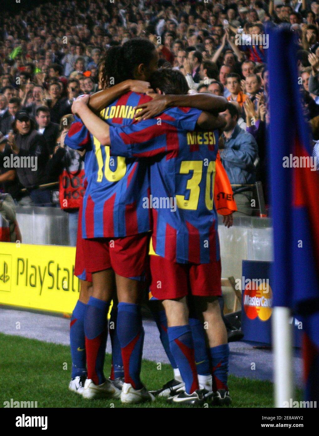 Messi And Ronaldinho And Eto