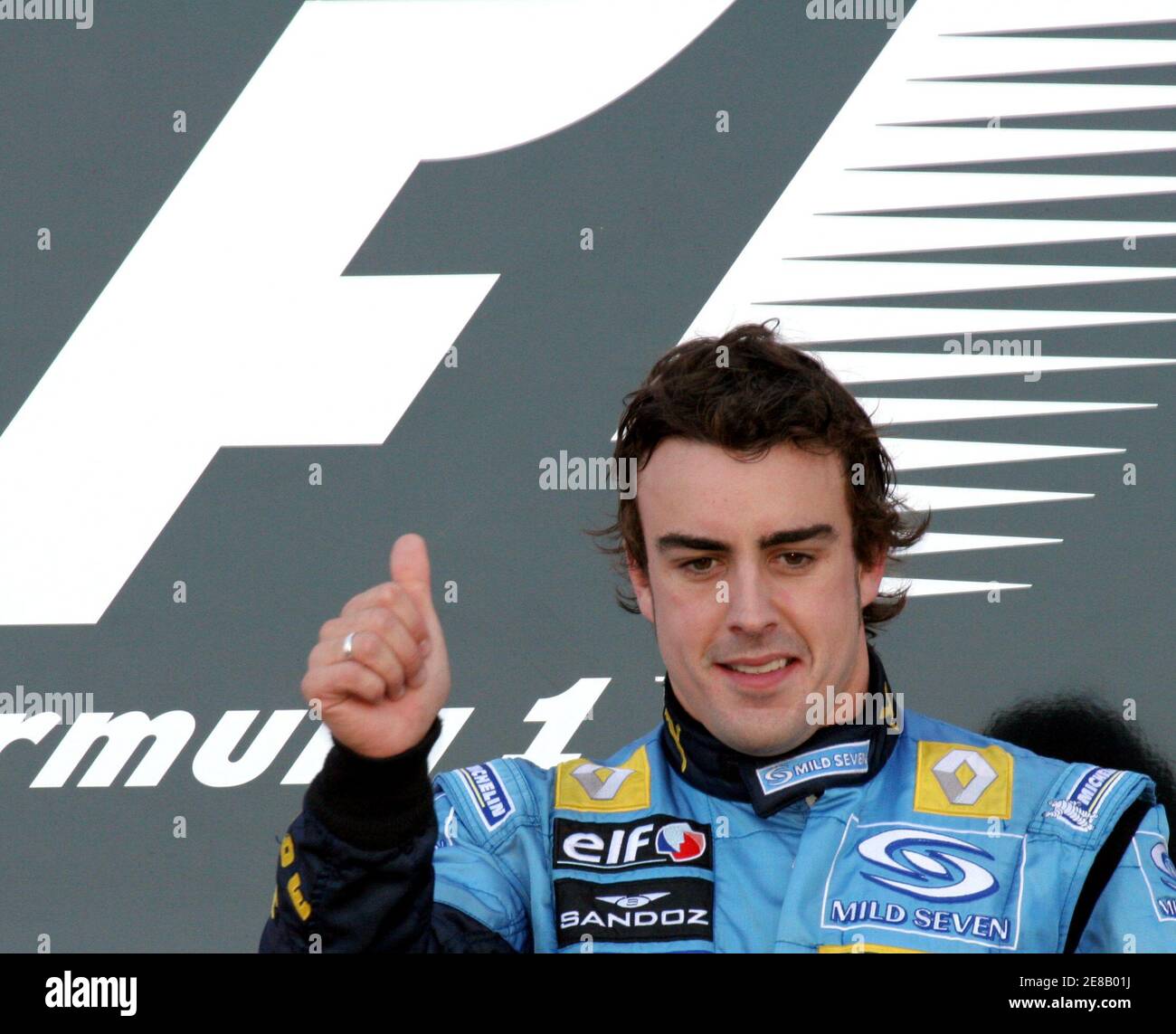 Race driver thumbs up after hi-res stock photography and images - Alamy