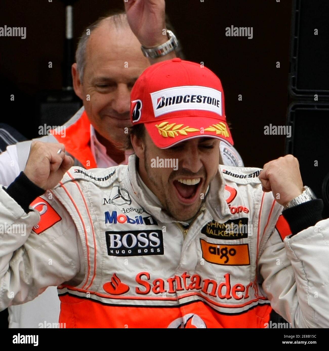 Red bull racing team manager brazilian grand prix hi-res stock ...