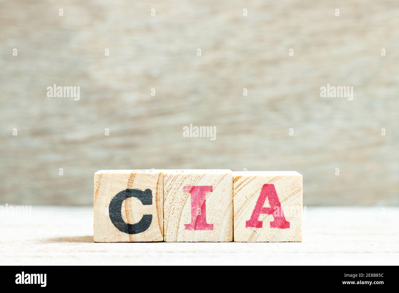 Alphabet letter in word CIA (abbreviation of certified internal auditor ...