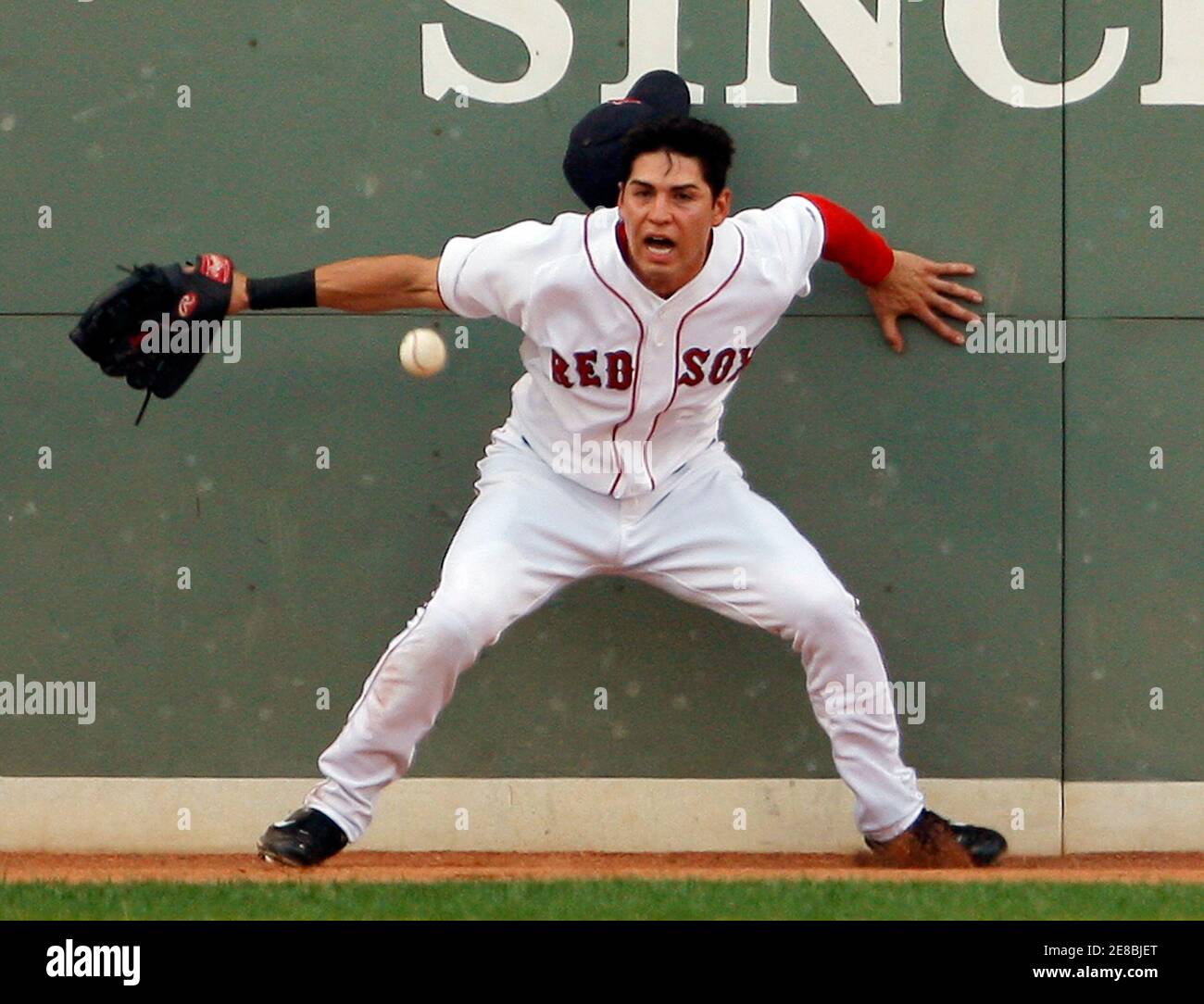 Fenway park left field wall hi-res stock photography and images - Alamy