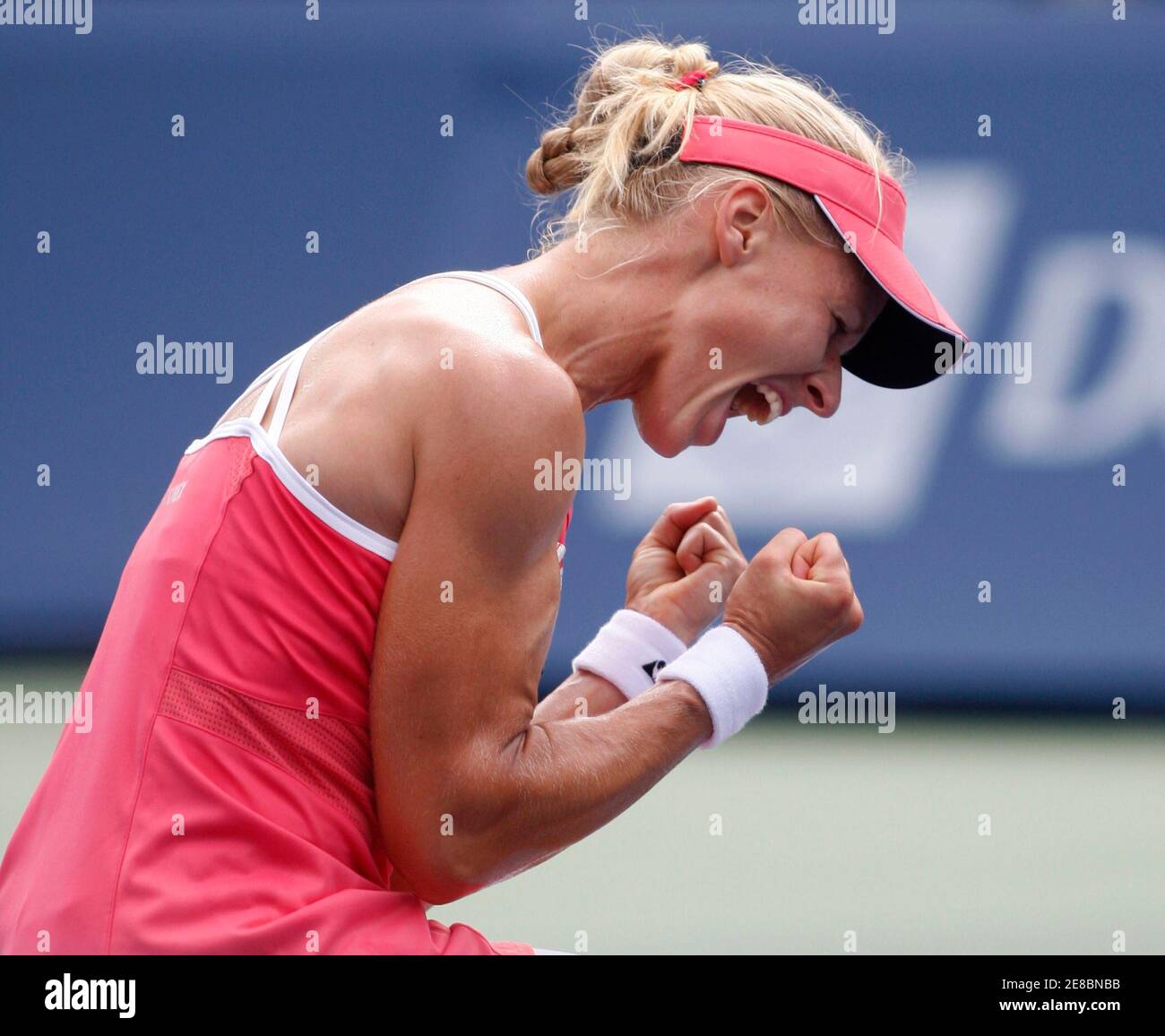 Elena dementieva russia after defeating hi-res stock photography and ...