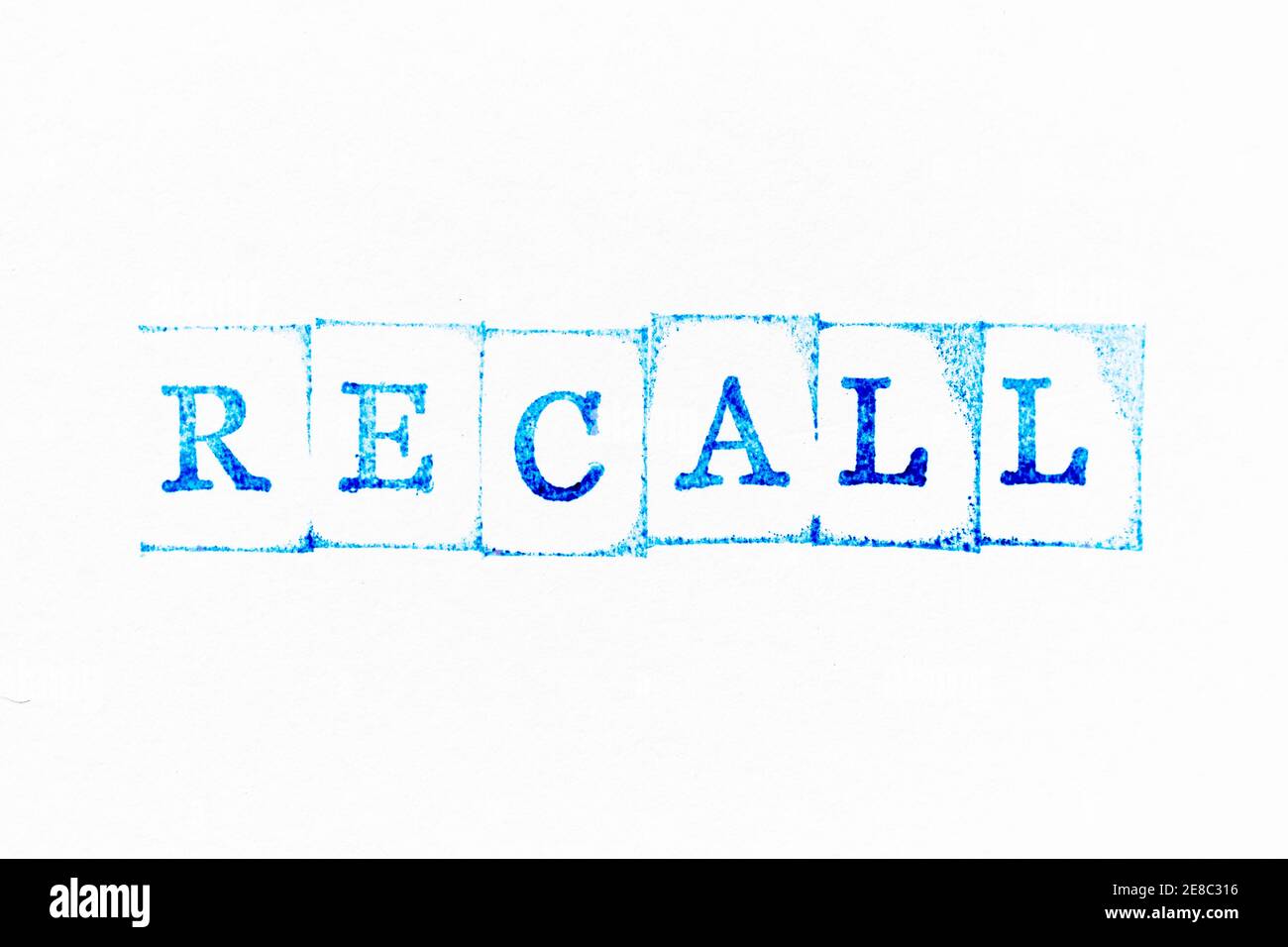 Recall letter Cut Out Stock Images & Pictures - Alamy