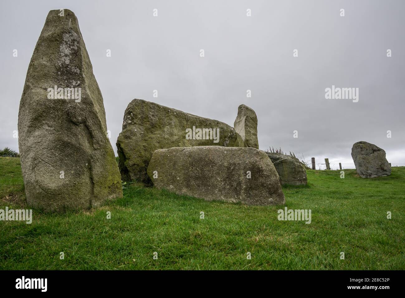 Easter Aquhorthies recumbent stone circle, a Bronze Age historic ...