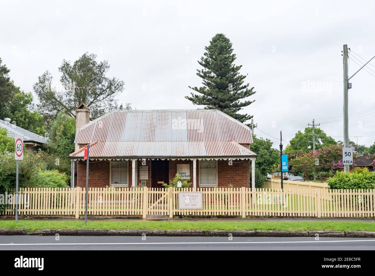 A simple settler's cottage brick colonial cottage with timber verandah ...