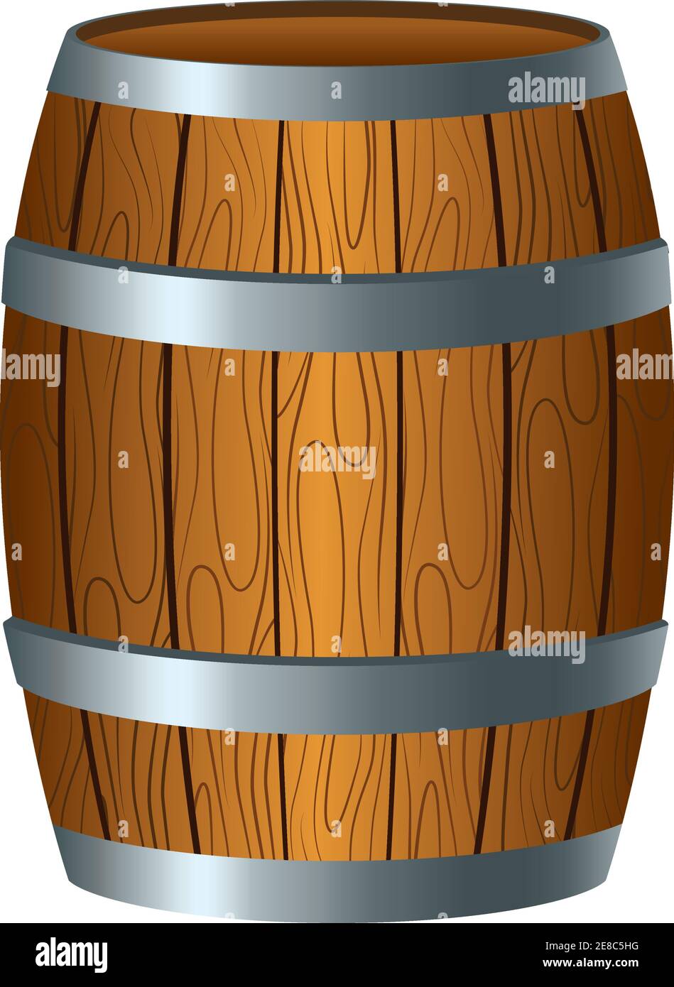 wooden beer barrel st patrick icon vector illustration design Stock ...
