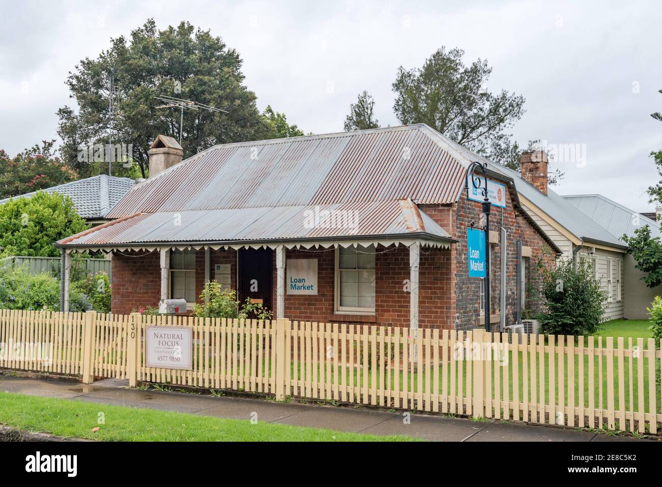 A simple settler's cottage brick colonial cottage with timber verandah ...