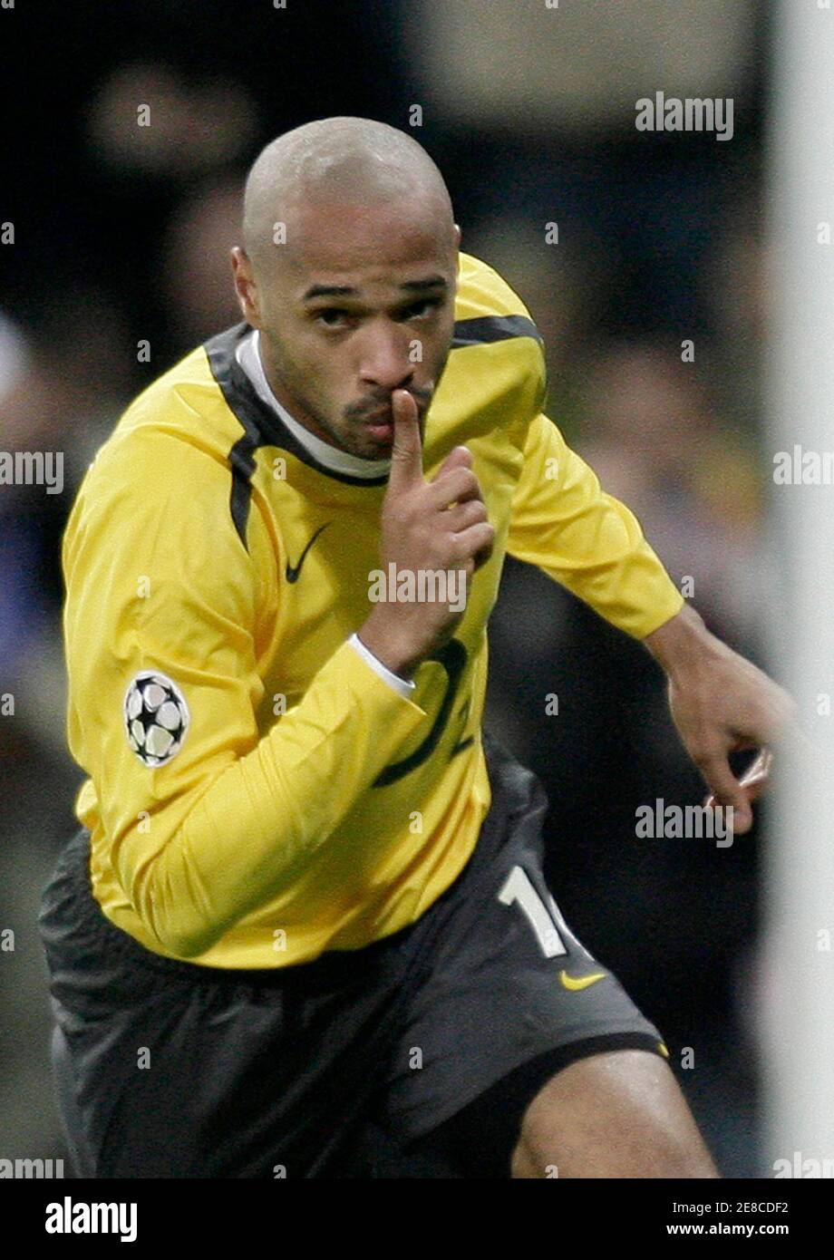 Santiago bernabeu thierry henry hi-res stock photography and images - Alamy