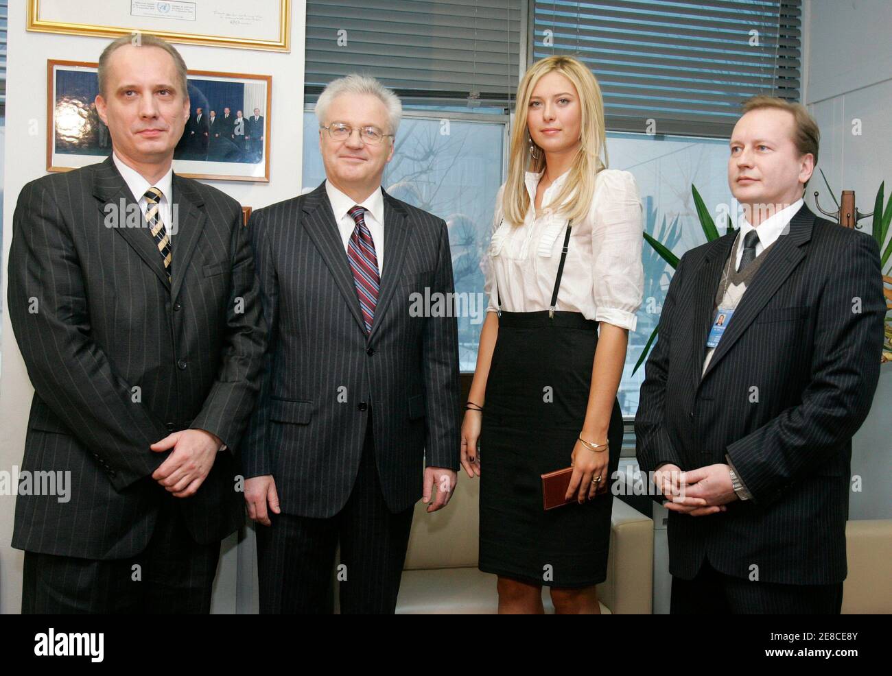 Female Tennis Player Maria Sharapova High Resolution Stock Photography ...