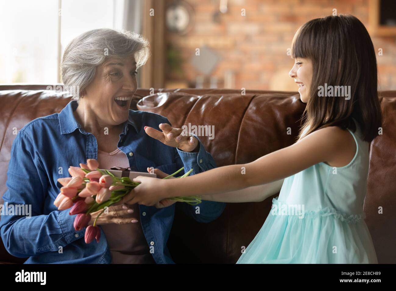 Kid presenting to be adult hi-res stock photography and images - Alamy