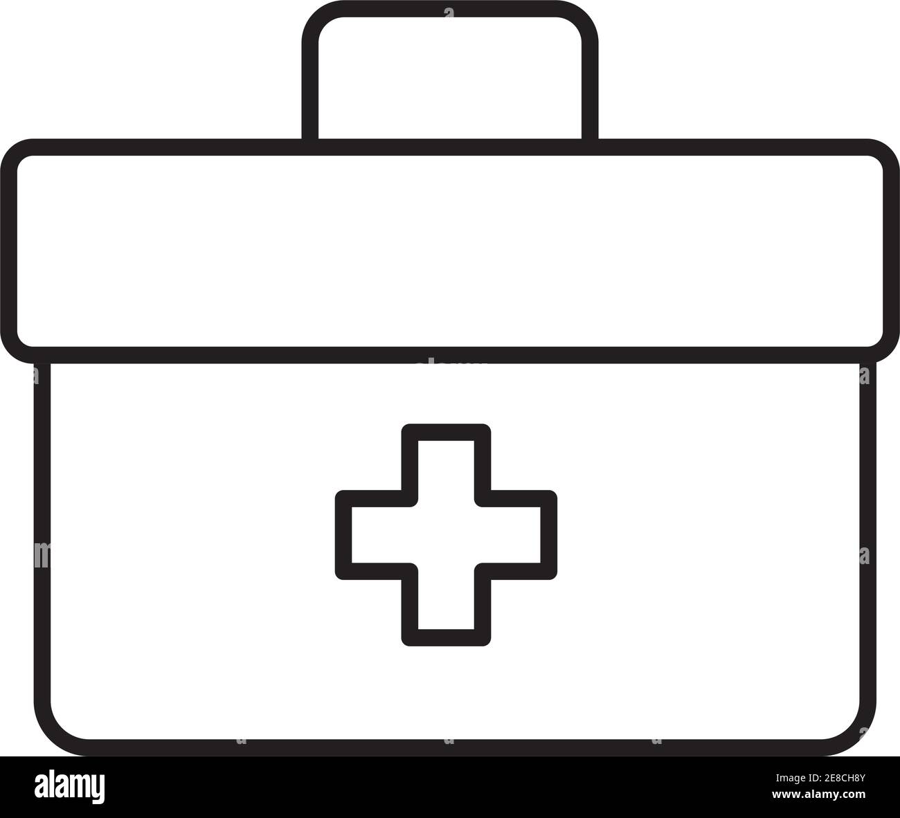 medical kit line style icon vector illustration design Stock Vector ...