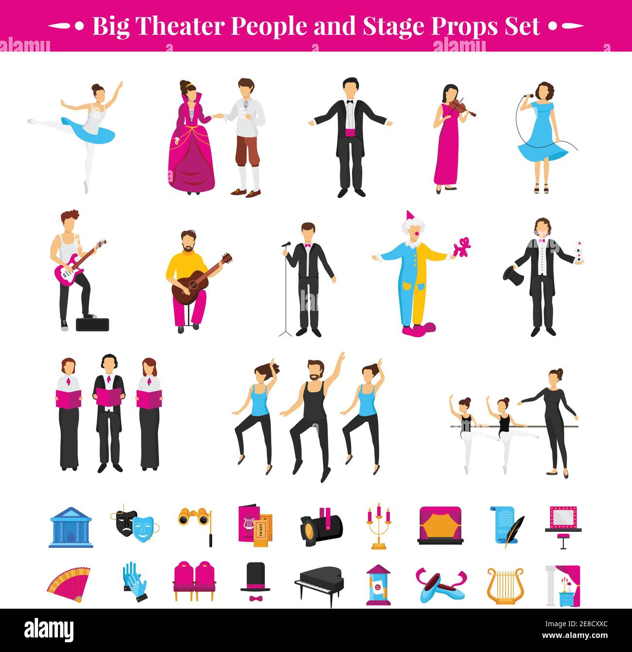 Theater props illustration hi-res stock photography and images - Alamy