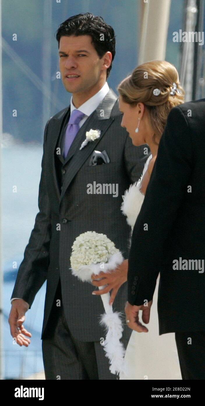 Michael Ballack Wife Simone Ballack High Resolution Stock Photography ...