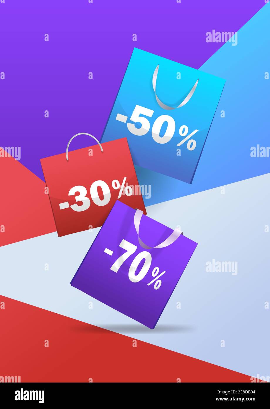 package for purchases colorful paper shopping bag special offer sale ...