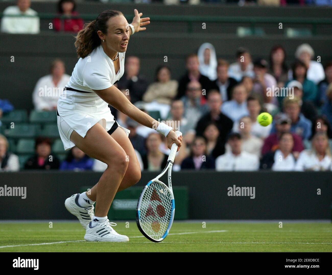 Tennis wimbledon championships martina hingis hi-res stock photography ...