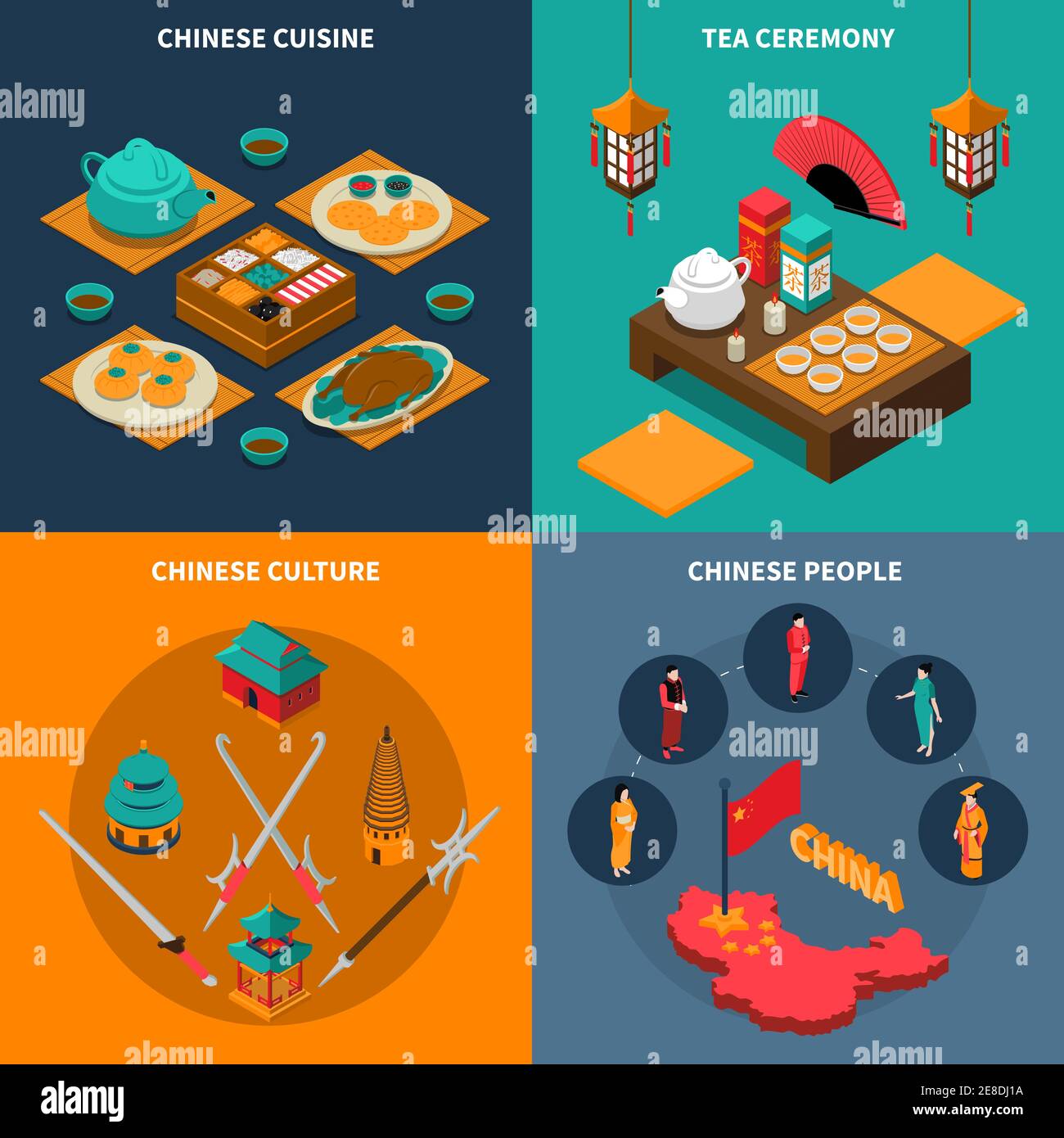 Chinese cuisine map hi-res stock photography and images - Alamy