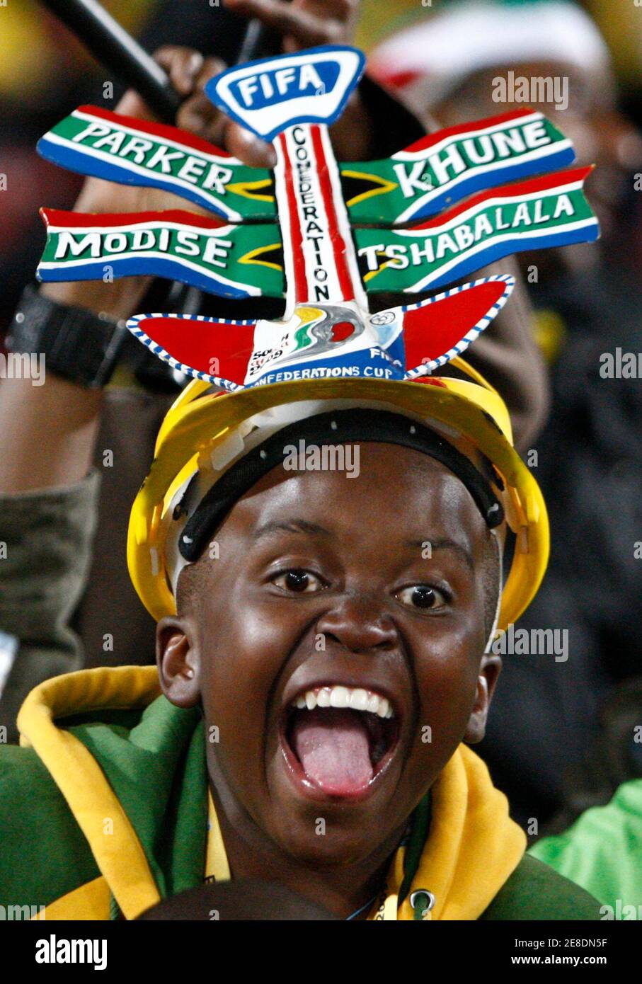 Makarapa hat hi-res stock photography and images - Alamy