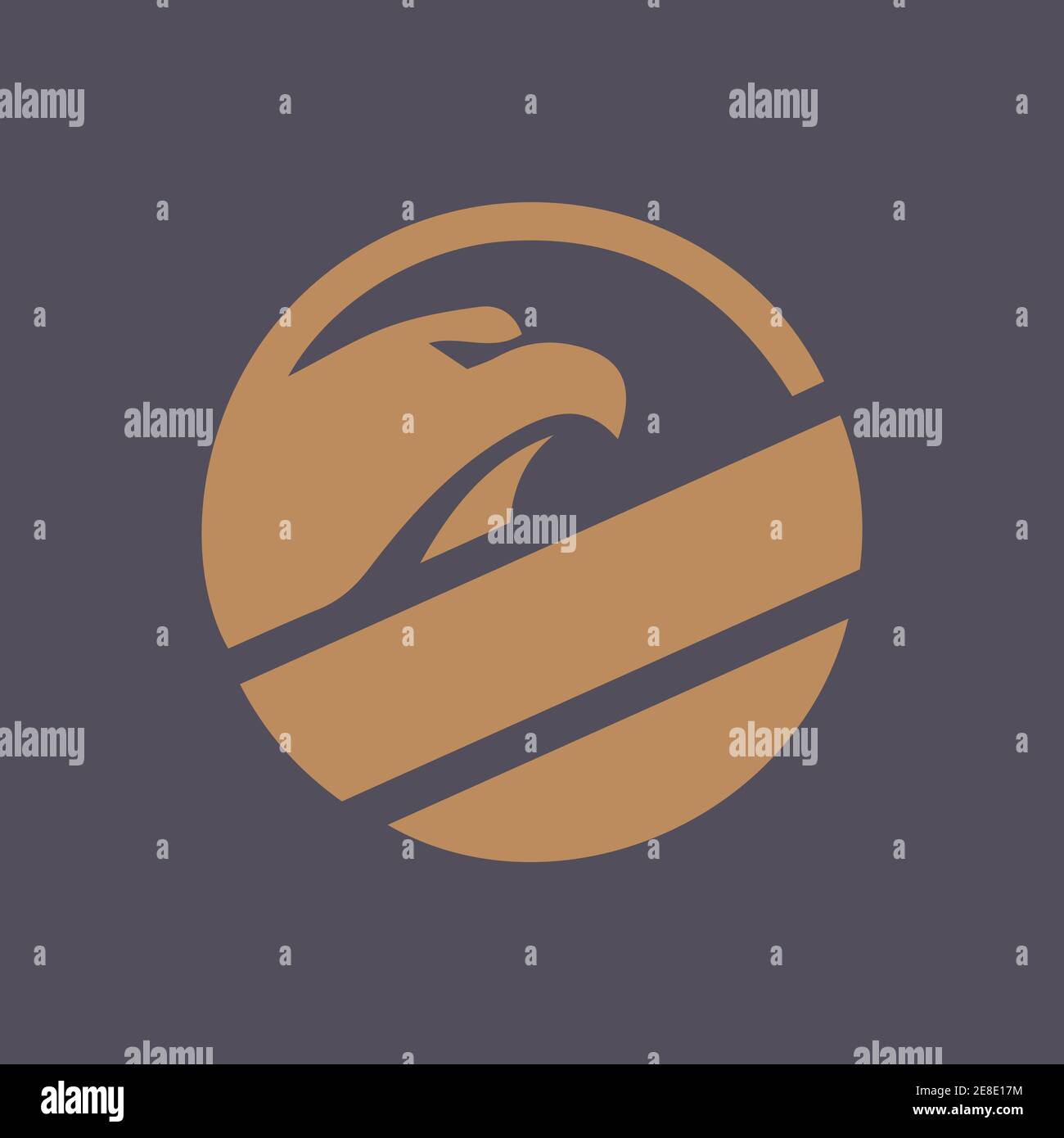 Hawk eagle logo vector and design Stock Vector Image & Art - Alamy