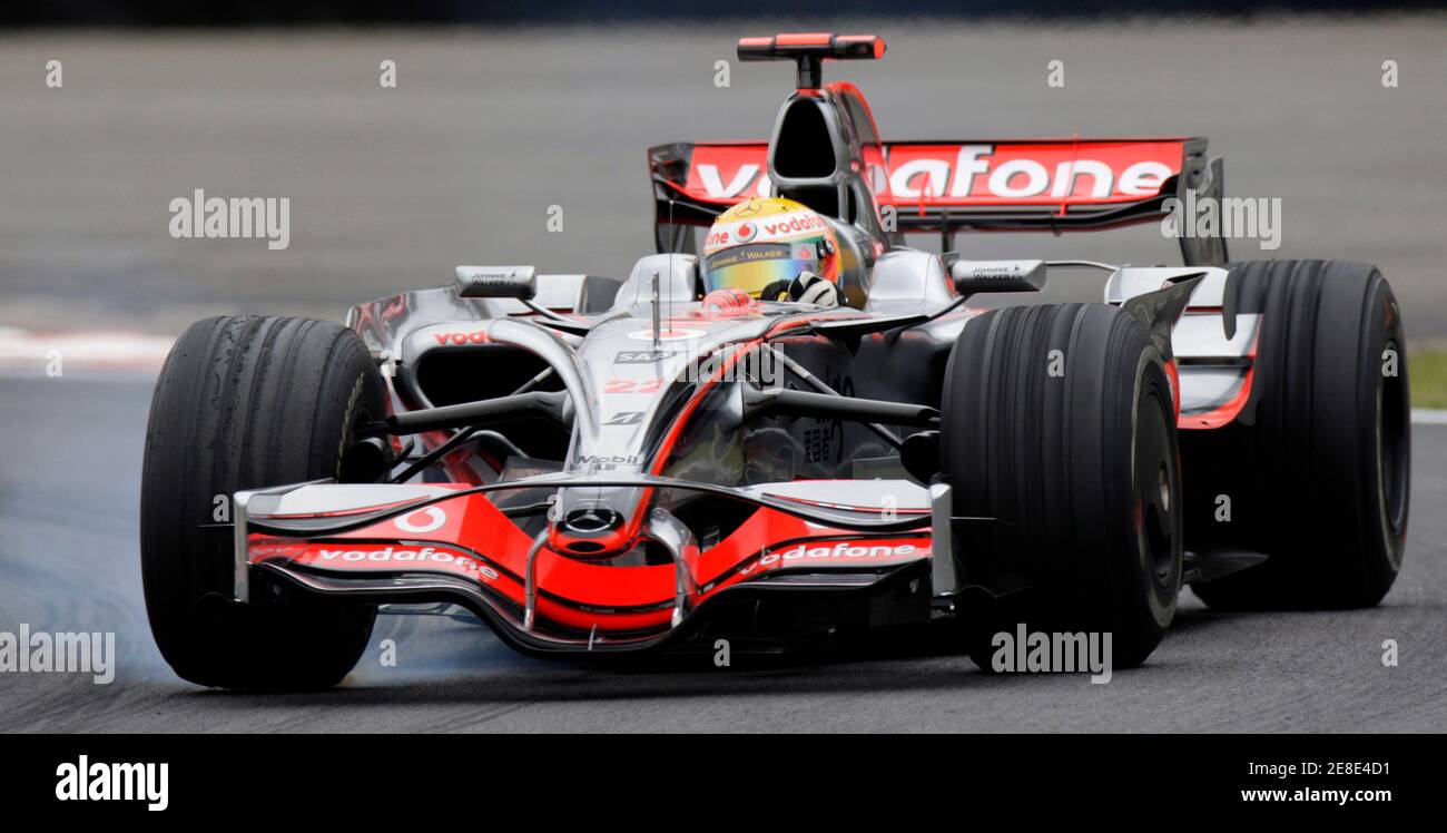 Lewis hamilton 2008 brazilian formula interlagos grand prix sao paulo ...