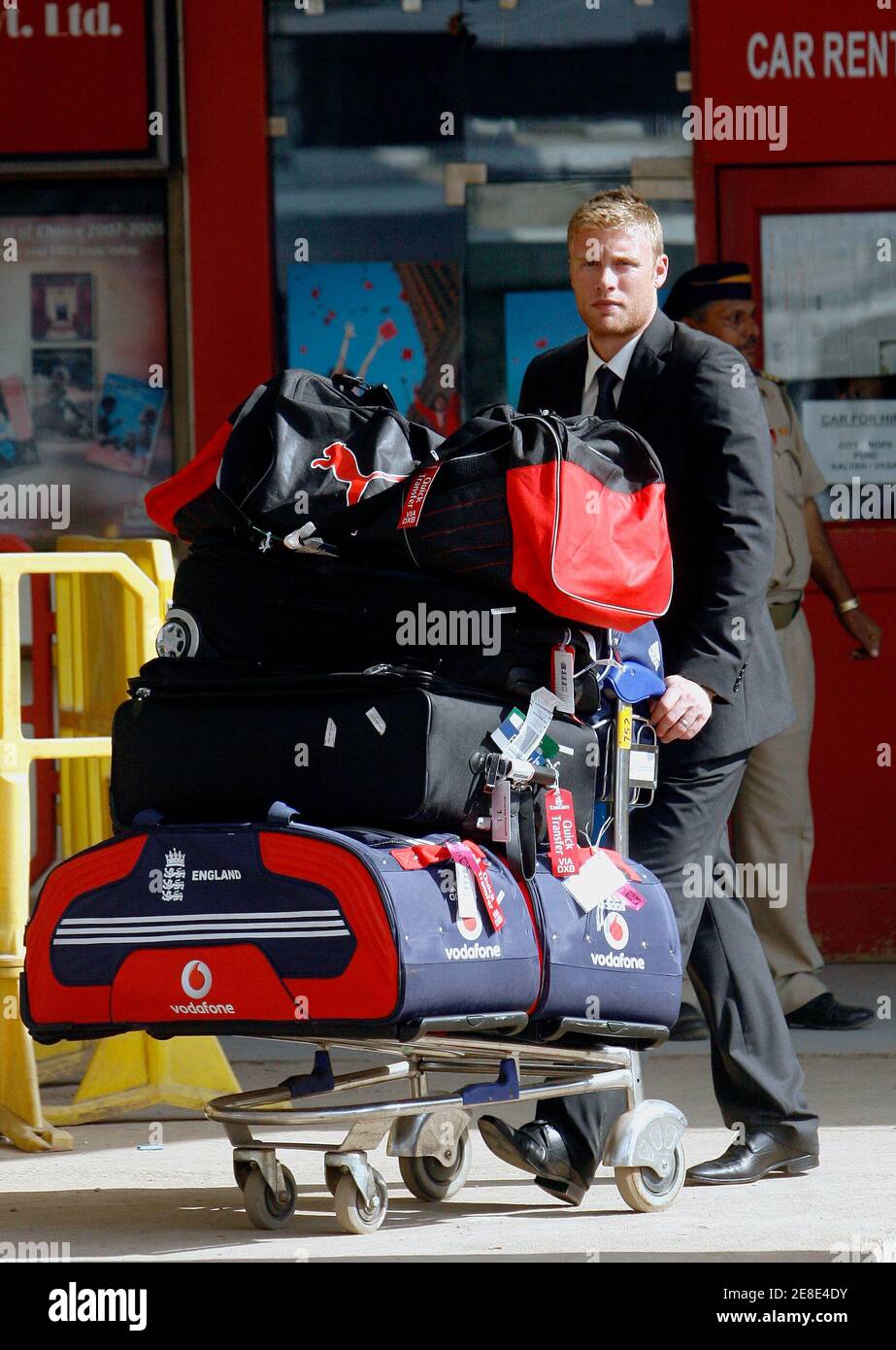 England cricket team flintoff hi-res stock photography and images - Alamy