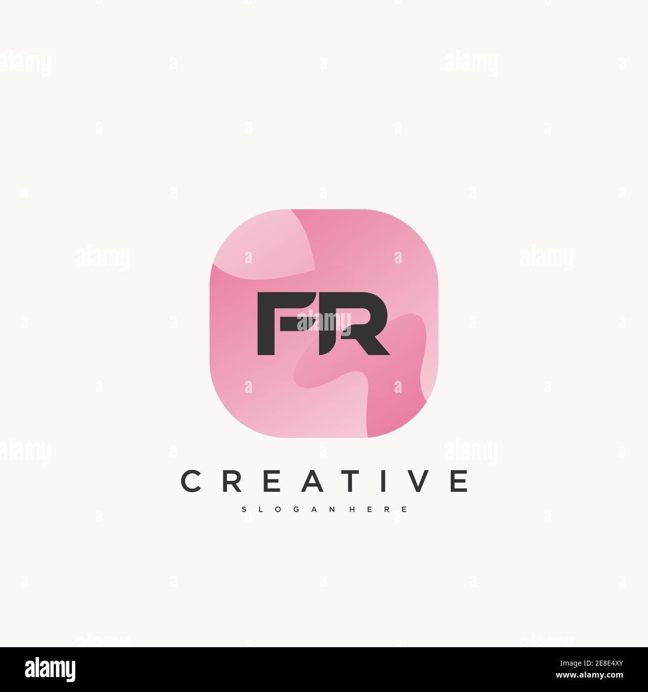 Letter fr logo Stock Vector Images - Alamy