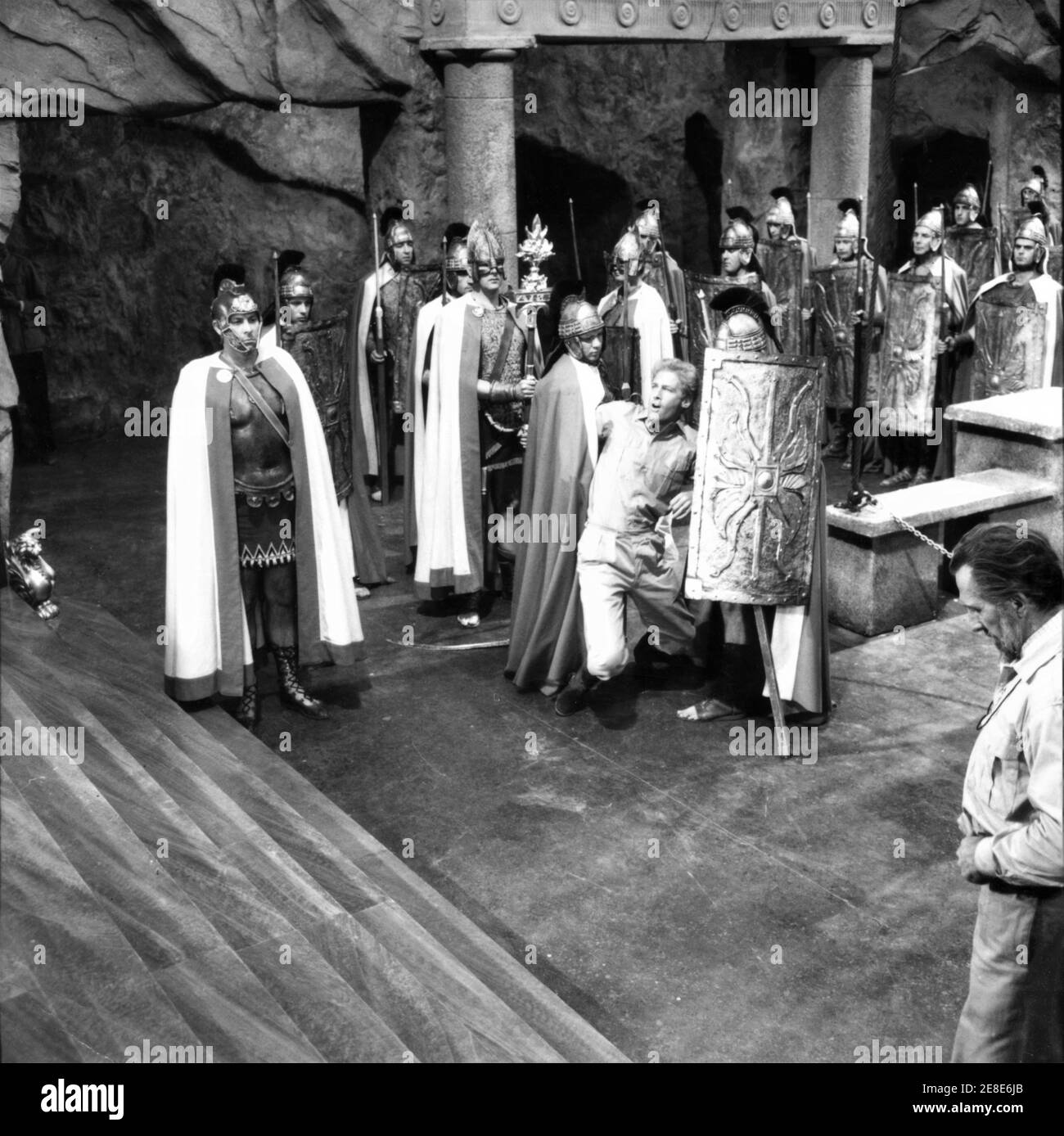 JOHN RICHARDSON and PETER CUSHING in SHE 1965 director ROBERT DAY based ...