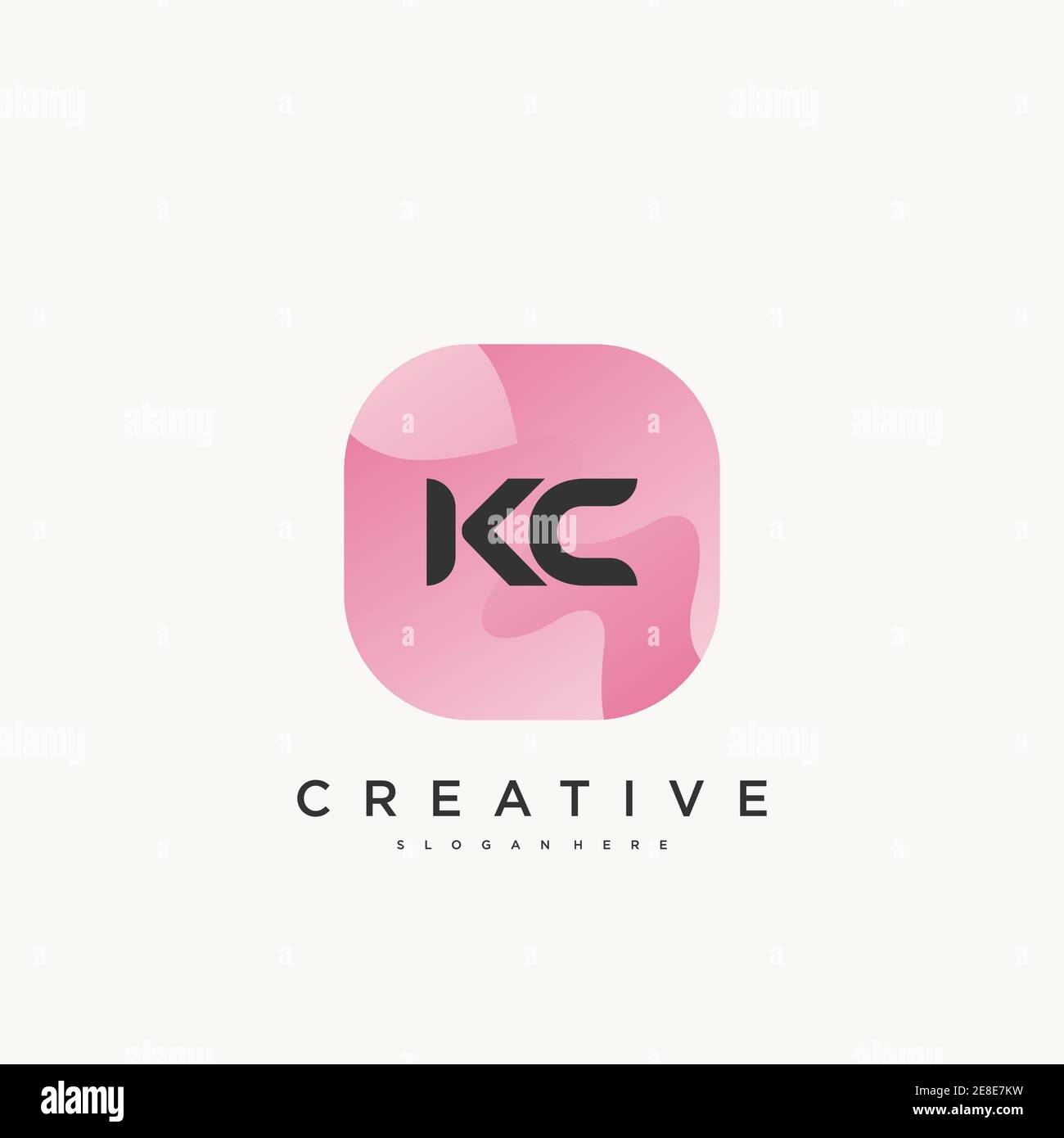 Kc logo design hi-res stock photography and images - Alamy