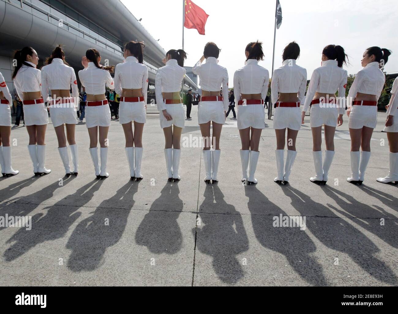 Grid girls china hi-res stock photography and images - Alamy
