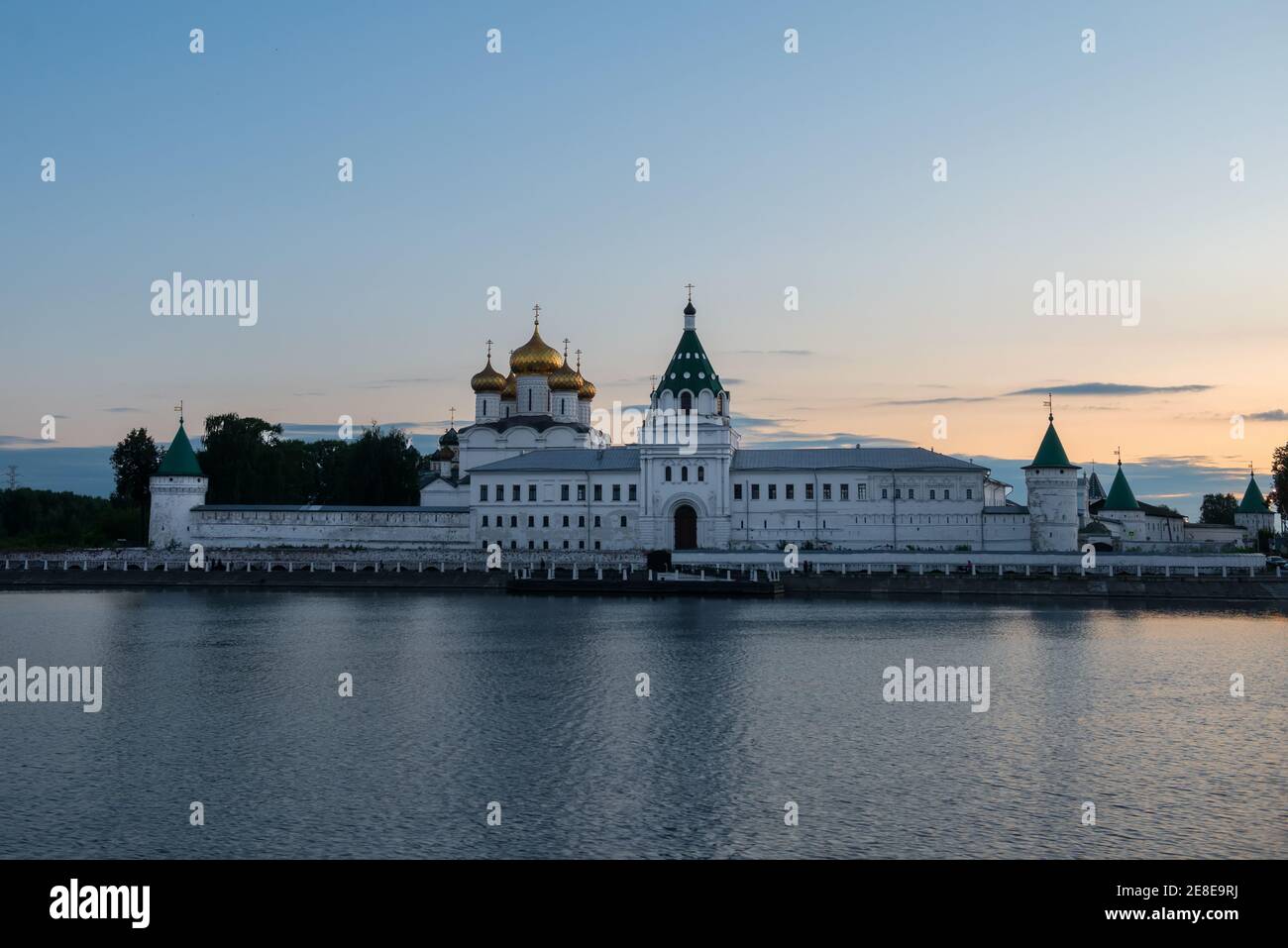 Holy Trinity Ipatiev Monastery on the sunset. Ipatiev monastery ...