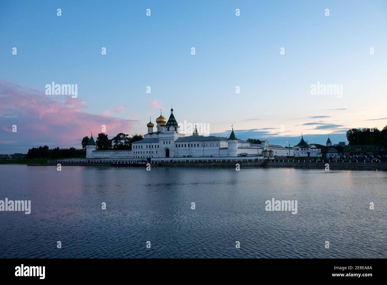 Holy Trinity Ipatiev Monastery on the sunset. Ipatiev monastery ...
