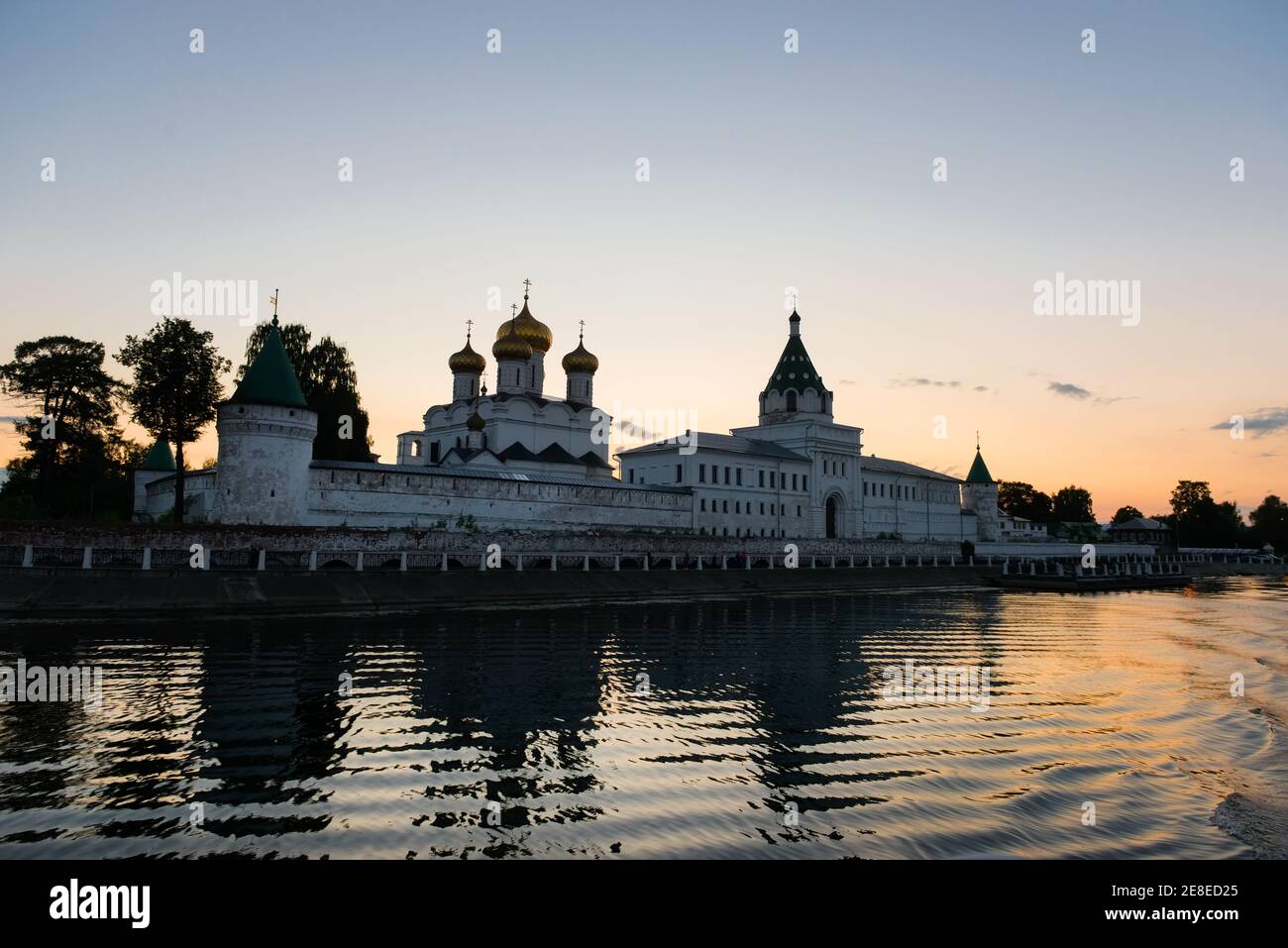 Holy Trinity Ipatiev Monastery on the sunset. Ipatiev monastery ...