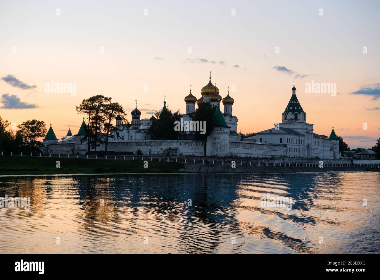 Holy Trinity Ipatiev Monastery on the sunset. Ipatiev monastery ...