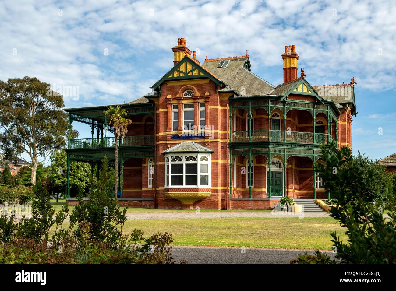 Bundoora Homestead Art Centre, Bundoora, Victoria, Australia Stock ...
