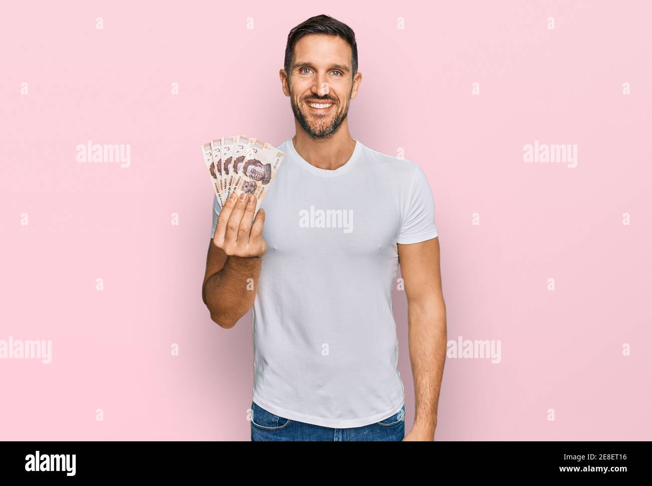 Mexico peso money green hi-res stock photography and images - Alamy