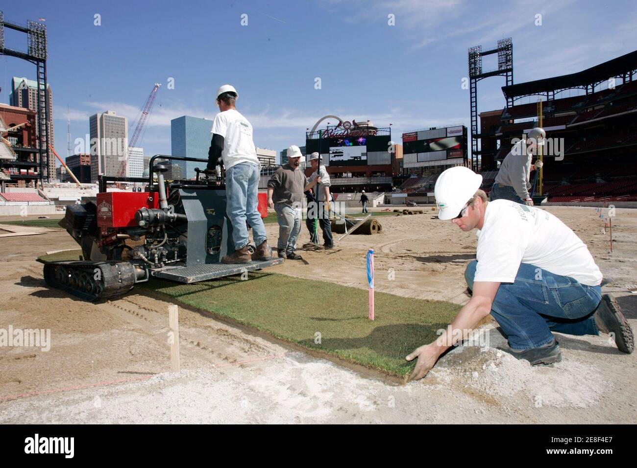 Baseball stadium under construction hi-res stock photography and images ...